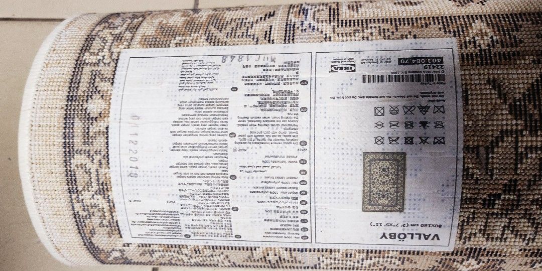 IKEA RUG- Valloby, Furniture & Home Living, Home Decor, Carpets, Mats ...