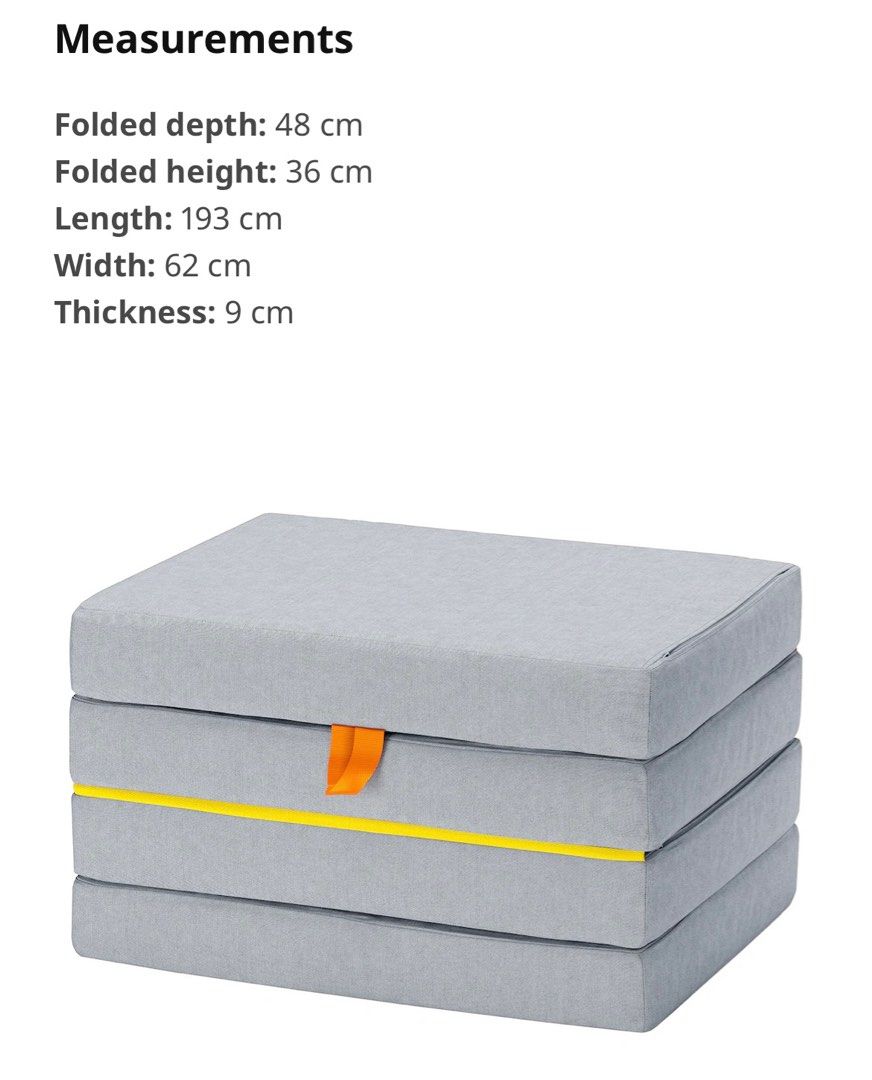 IKEA SLAKT foldable mattress, Furniture & Home Living, Furniture, Bed ... IKEA SLAKT foldable mattress, Furniture & Home Living, Furniture, Bed ...
