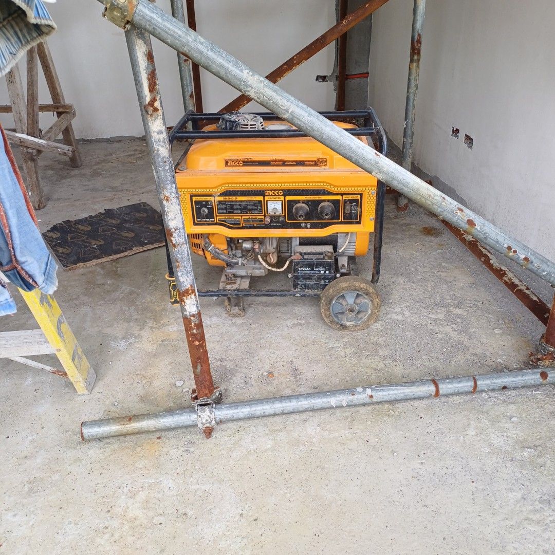 Ingco 6.5Kva Genset, Commercial & Industrial, Construction Tools ...