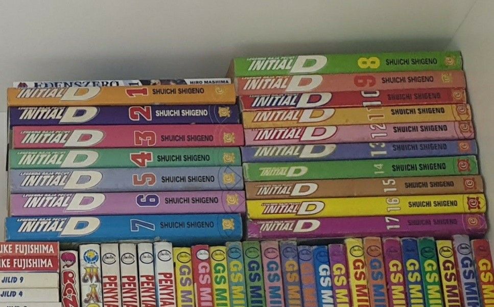 Initial D Vol 1-17 Malay Manga Comic, Hobbies & Toys, Books & Magazines ...
