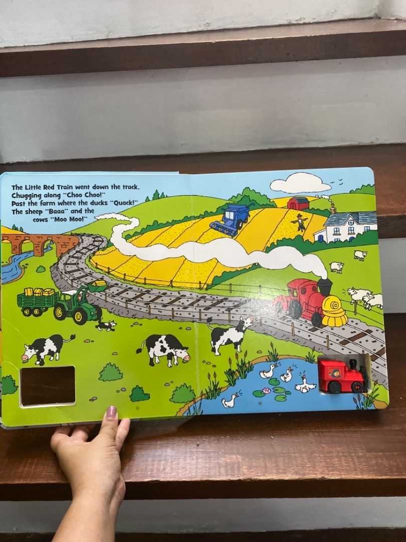Interactive and adventure book train, Babies & Kids, Infant Playtime on ...