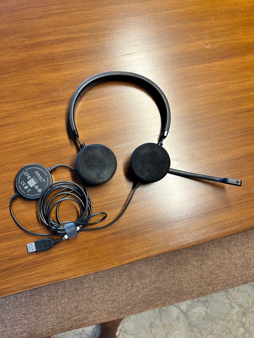 Jabra Evolve Stereo MS UC Audio Headphones Headsets On Carousell