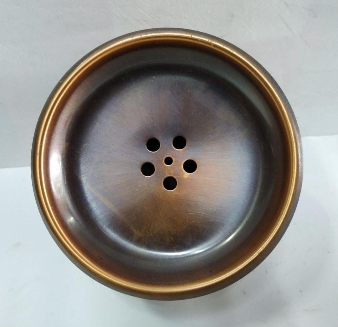 Japanese pure copper Kensui Bowl for Used tea leaves, Tea ceremony ...