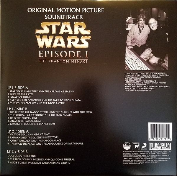 John Williams – Star Wars - Episode I: The Phantom Menace (Original ...