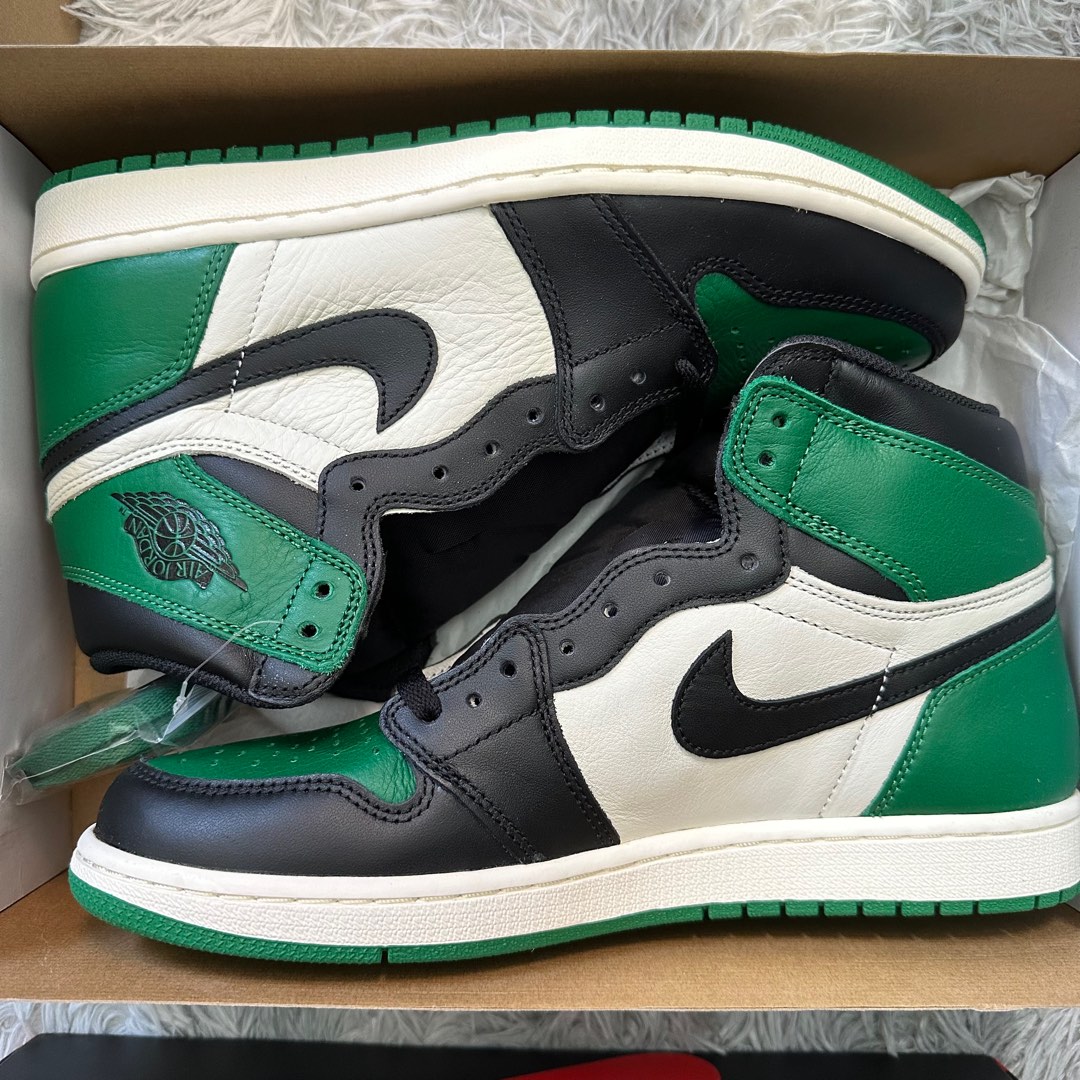 Jordan 1 Retro High Pine Green 1.0, Men's Fashion, Footwear, Sneakers ...