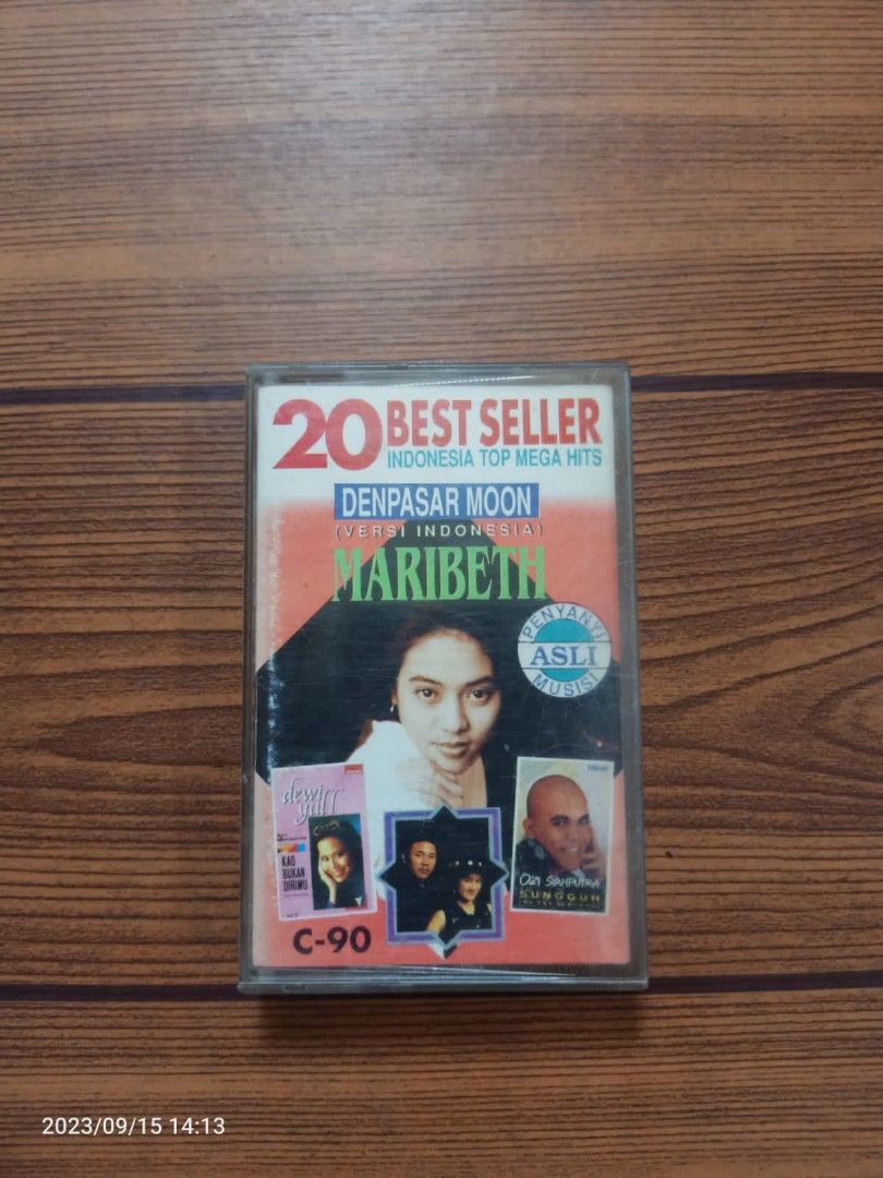 Kaset pita MARIBETH Denpasar moon versi Indonesia 20 best seller ...