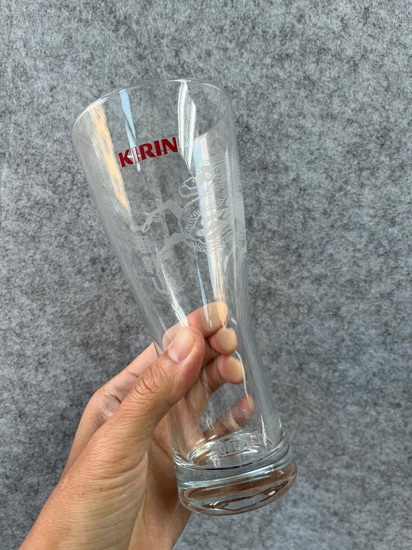 Kirin Ichiban beer glass 250ml x6, Furniture & Home Living, Kitchenware ...