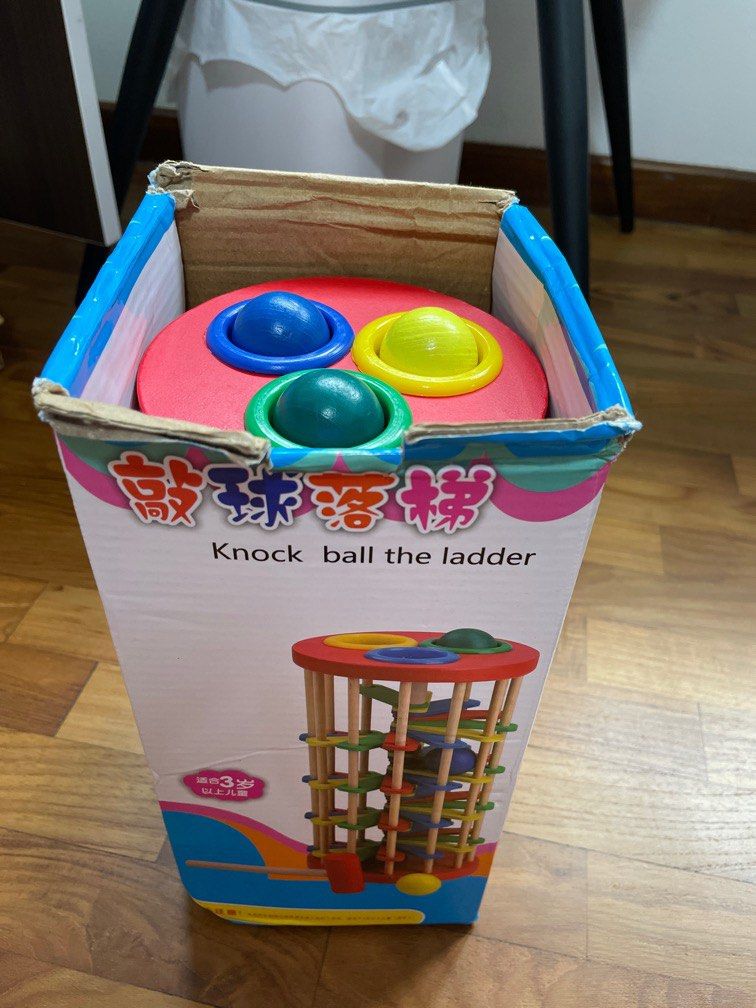 Knock ball the ladder, Babies & Kids, Infant Playtime on Carousell