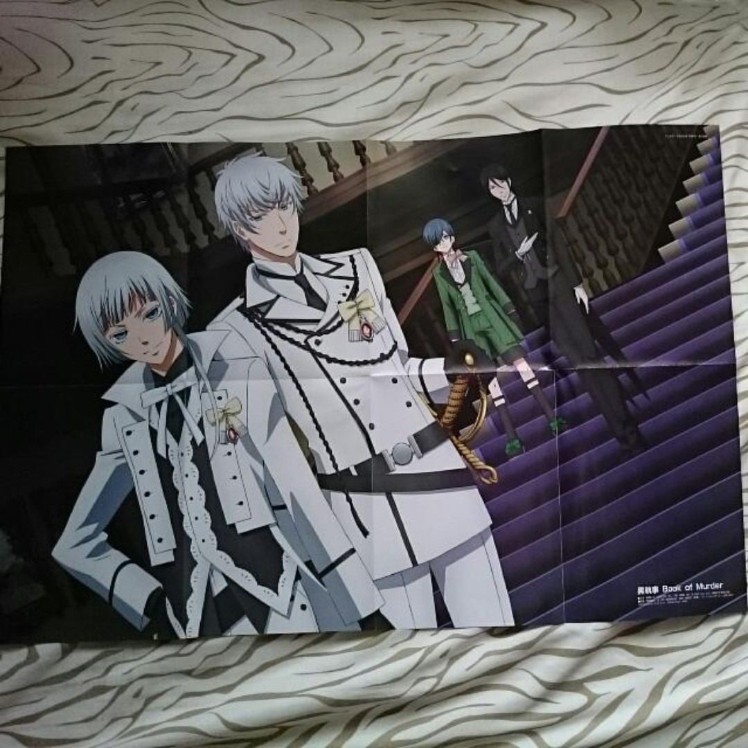 Kuroshitsuji Black Butler / Hozuki No Reitetsu Jumbo A1 Sized Double ...