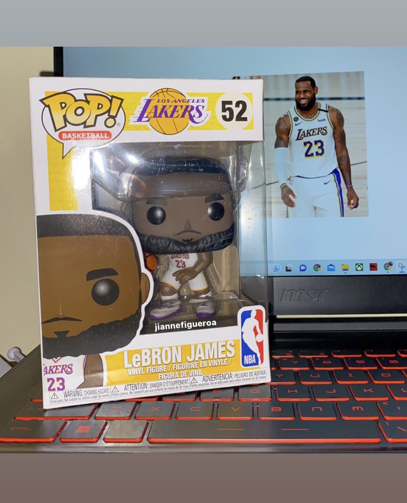 Lebron James 52 White Jersey Funko Pop 2018 Release NBA, Hobbies & Toys ...