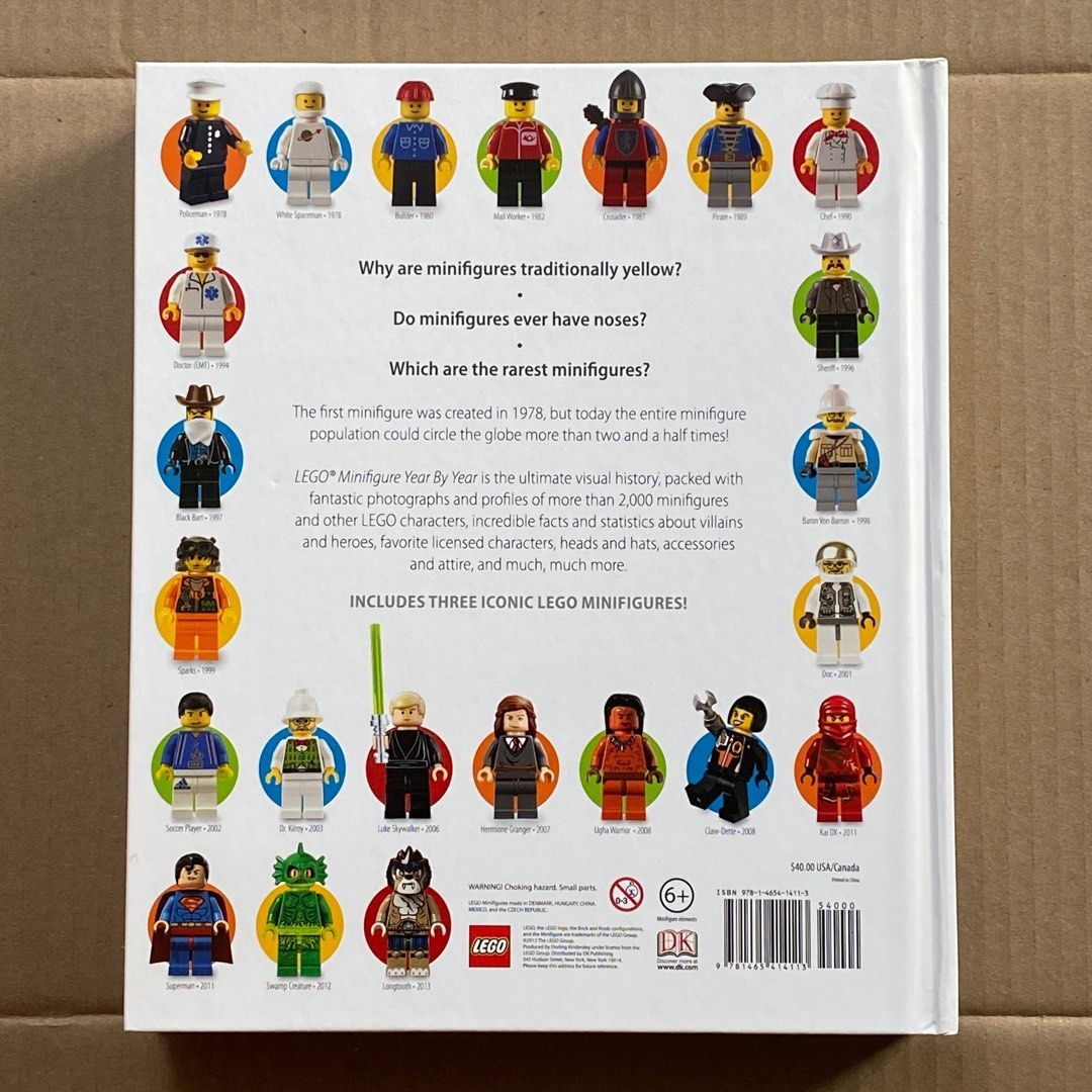 LEGO Minifigure Year by Year - A Visual History (Includes 3x Minifigures), Hobbies & Toys, Books ...