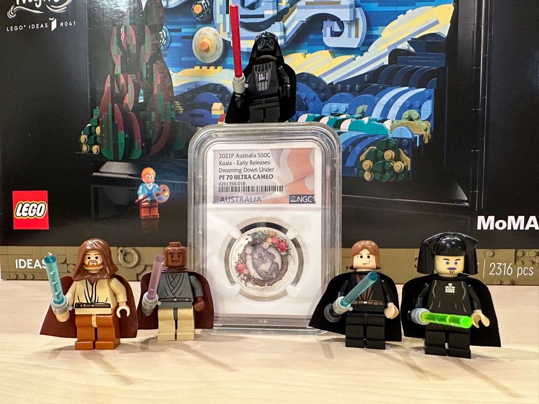 Lego Star Wars Light-up Saber Minifigs (Anakin Skywalker, Darth Vader ...