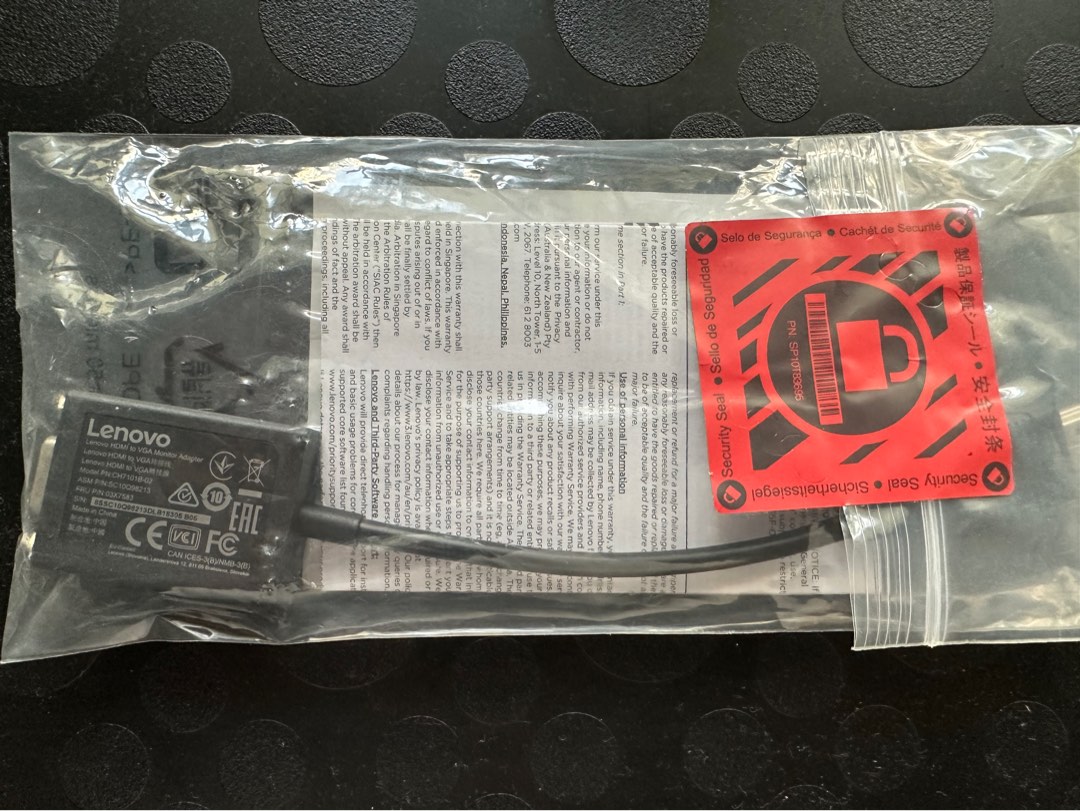 Lenovo Hdmi To Vga Monitor Adapter Computers Tech Parts Accessories Cables Adaptors On