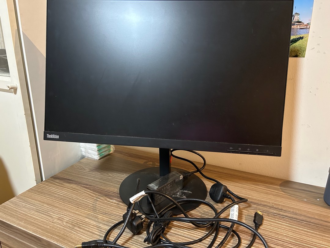 Lenovo Thinkvision monitor screen, Computers & Tech, Parts ...