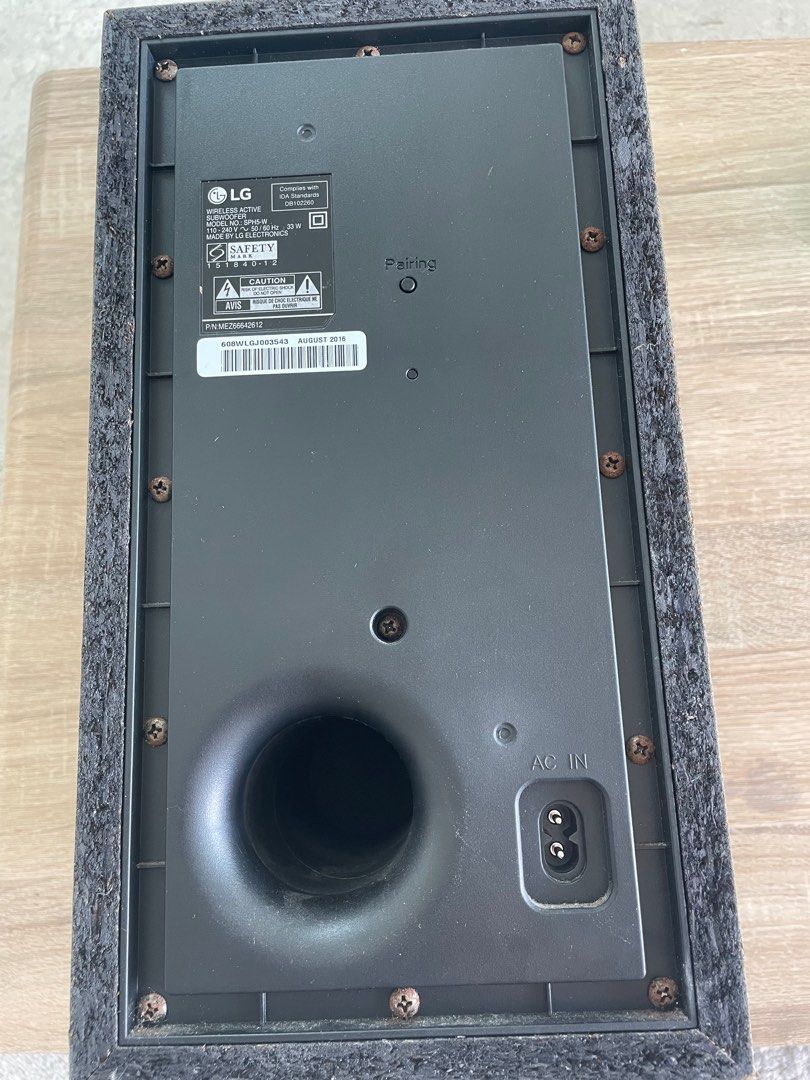 LG Bluetooth subwoofer, Audio, Soundbars, Speakers & Amplifiers on ...