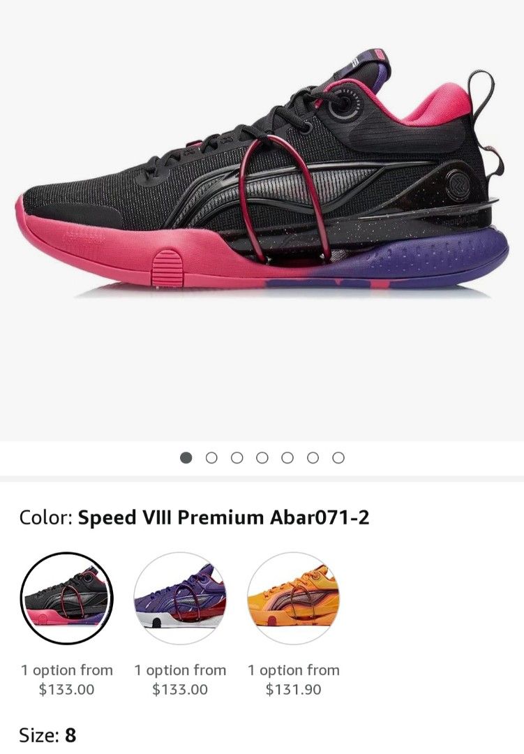 LI-NING SPEED 8 PREMIUM, Men's Fashion, Footwear, Sneakers on Carousell