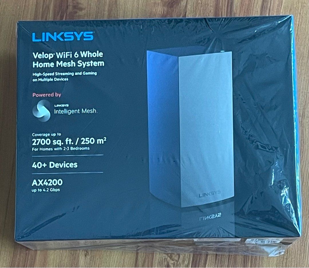 LinkSys Velop AX4200 (StarHub Wifi 6 Mesh Router), Computers & Tech ...