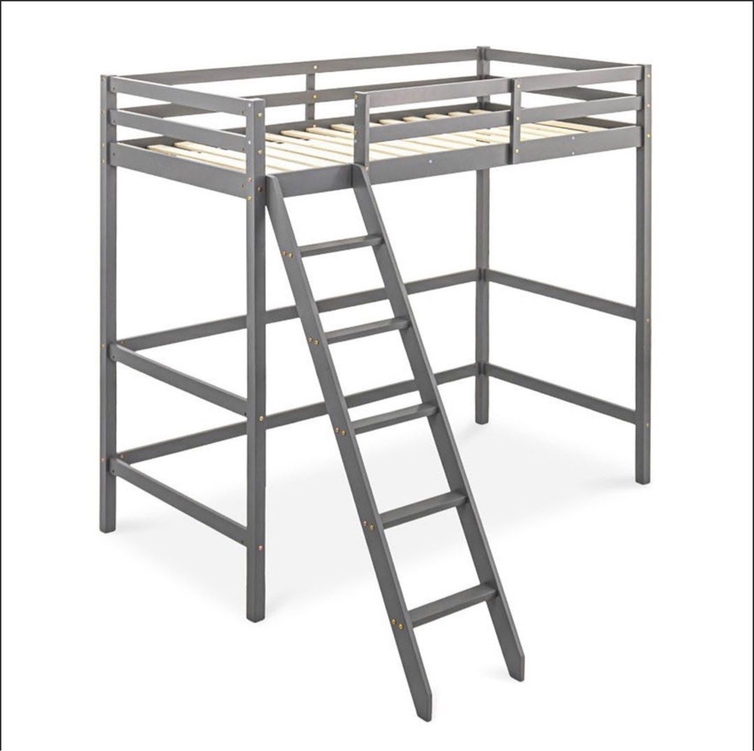 Loft Bed (FRAME ONLY), Furniture & Home Living, Furniture, Bed Frames ...