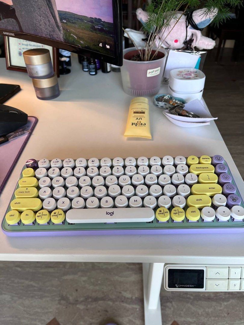 Logi pop keyboard - purple, Computers & Tech, Parts & Accessories ...