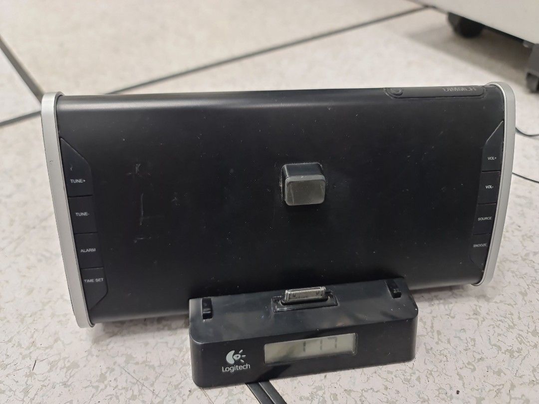 Logitech, Apple Bedside Dock with Radio and Alarm., Audio, Portable ...