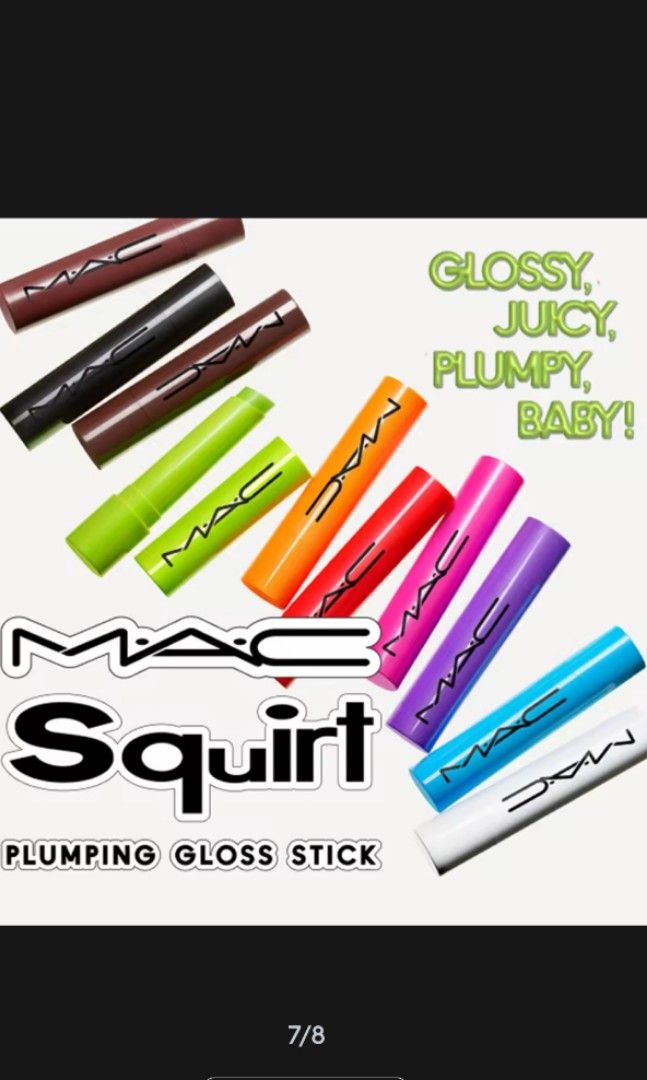 Mac Squirt Plumping Gloss Stick in Amped, Beauty & Personal Care, Face, Makeup on Carousell