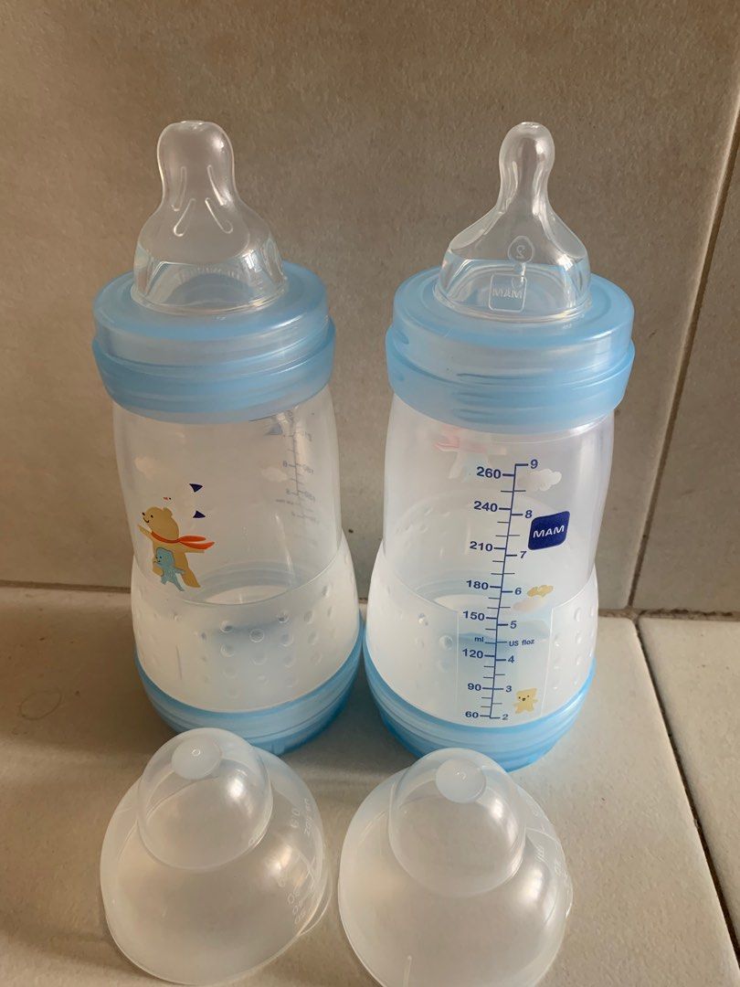 MAM milk bottles, Babies & Kids, Nursing & Feeding, Breastfeeding ...