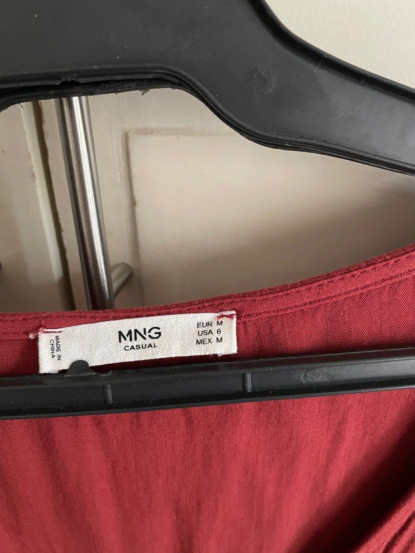 Mango Red Dress, Women's Fashion, Dresses & Sets, Dresses on Carousell