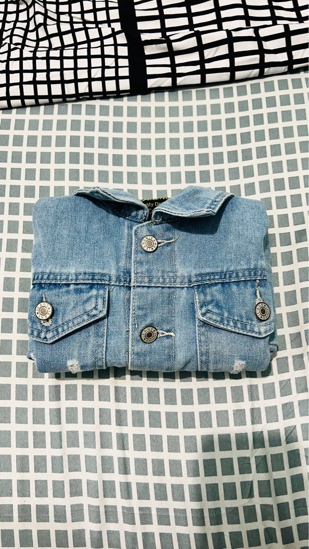 Maong Jacket, Men's Fashion, Coats, Jackets and Outerwear on Carousell