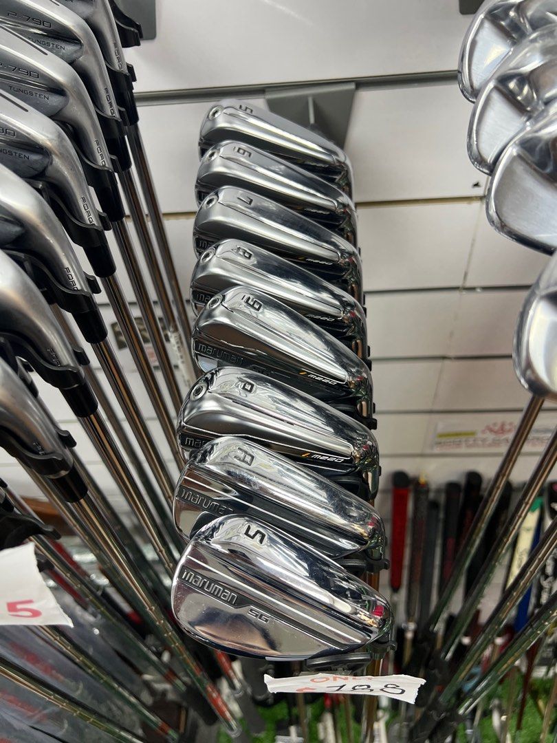 Maruman SG M220 Hollow Head Cavity Backed Forged Irons (5-S) (8 Pieces ...