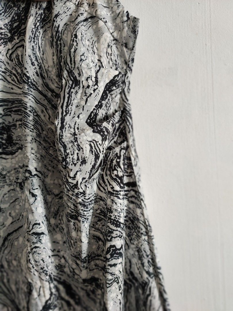 Maxi boat neck marble dress, Women's Fashion, Dresses & Sets, Dresses ...