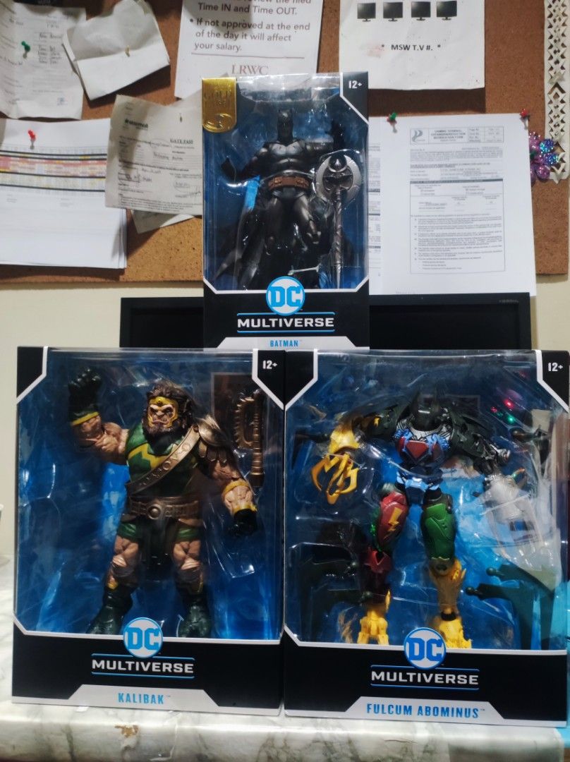 McFarlane DC Multiverse batman superman kalibak fulcum abominus ...