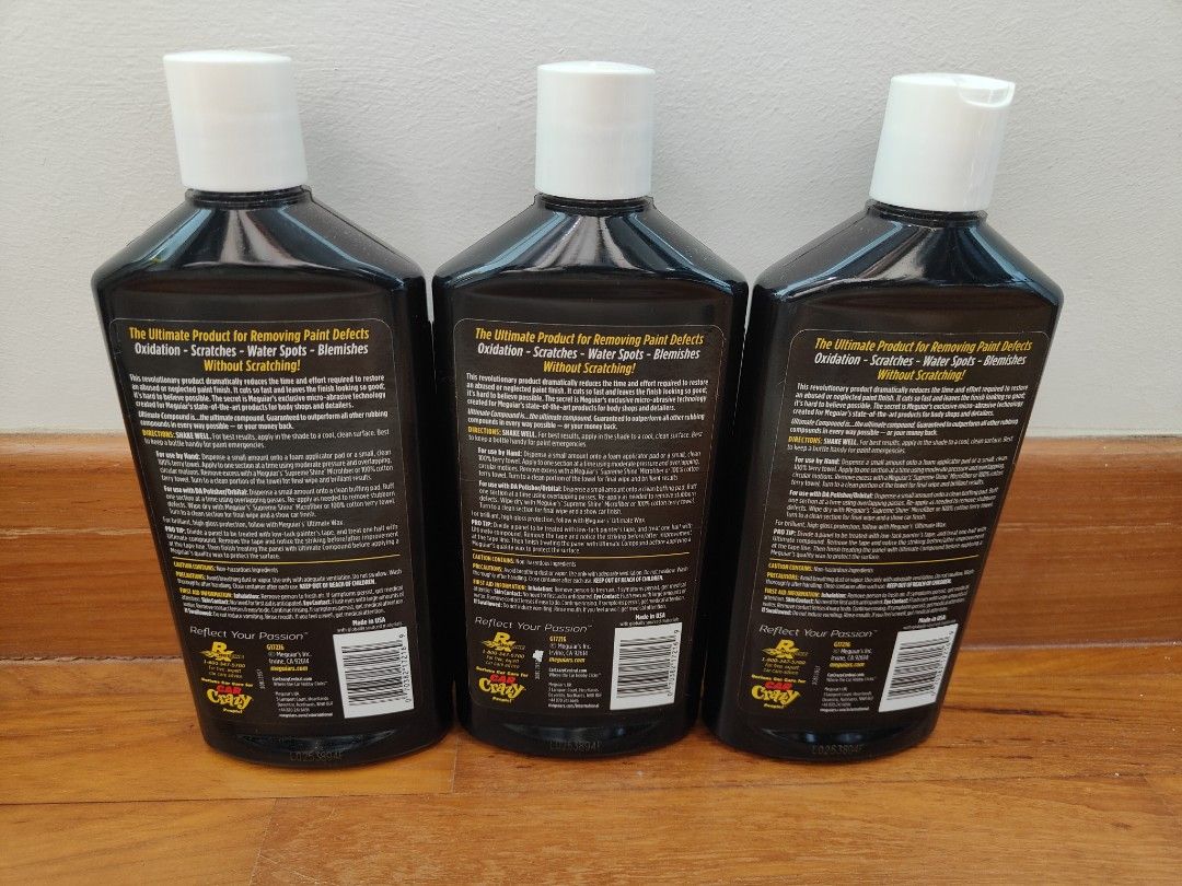 Meguiar's Ultimate Compound Polishing, Car Accessories, Accessories on ...