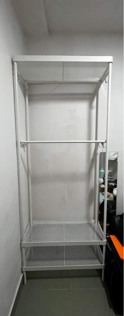 IKEA Metal Rack, Furniture & Home Living, Furniture, Shelves, Cabinets ...