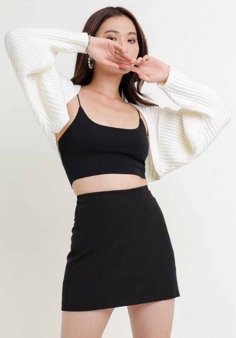 Michelle Mini Skirt in black S BNWOT, Women's Fashion, Bottoms, Skirts ...