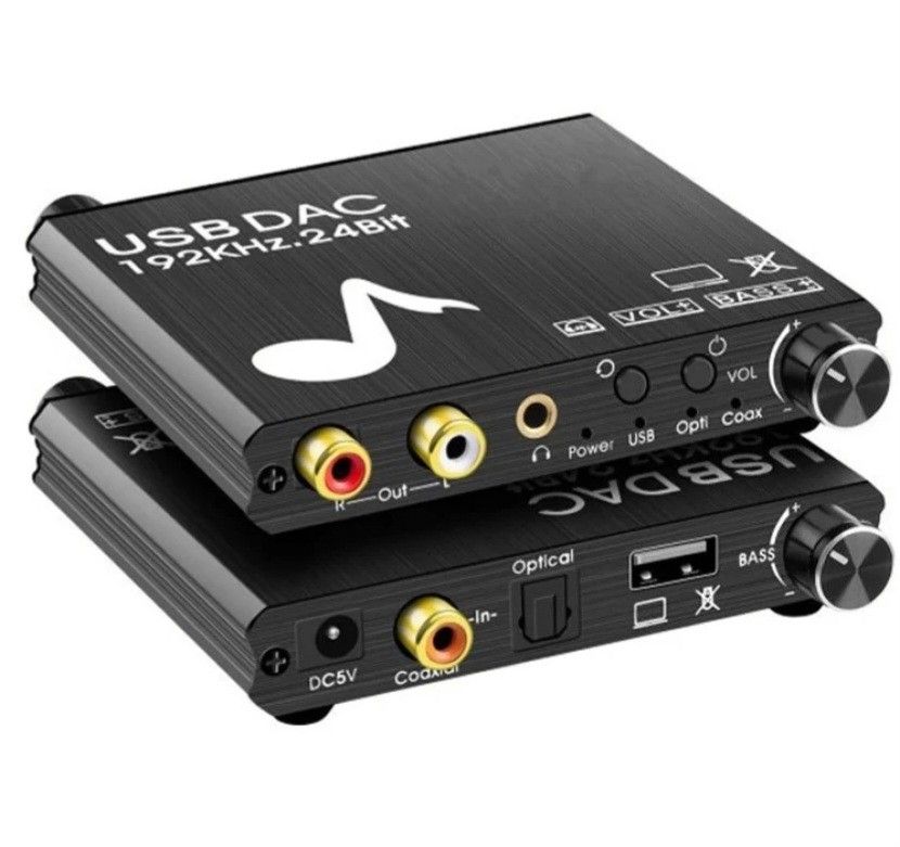 microware TV-out Cable USB DAC 192kHz 24Bit Digital to Analog Converter ...