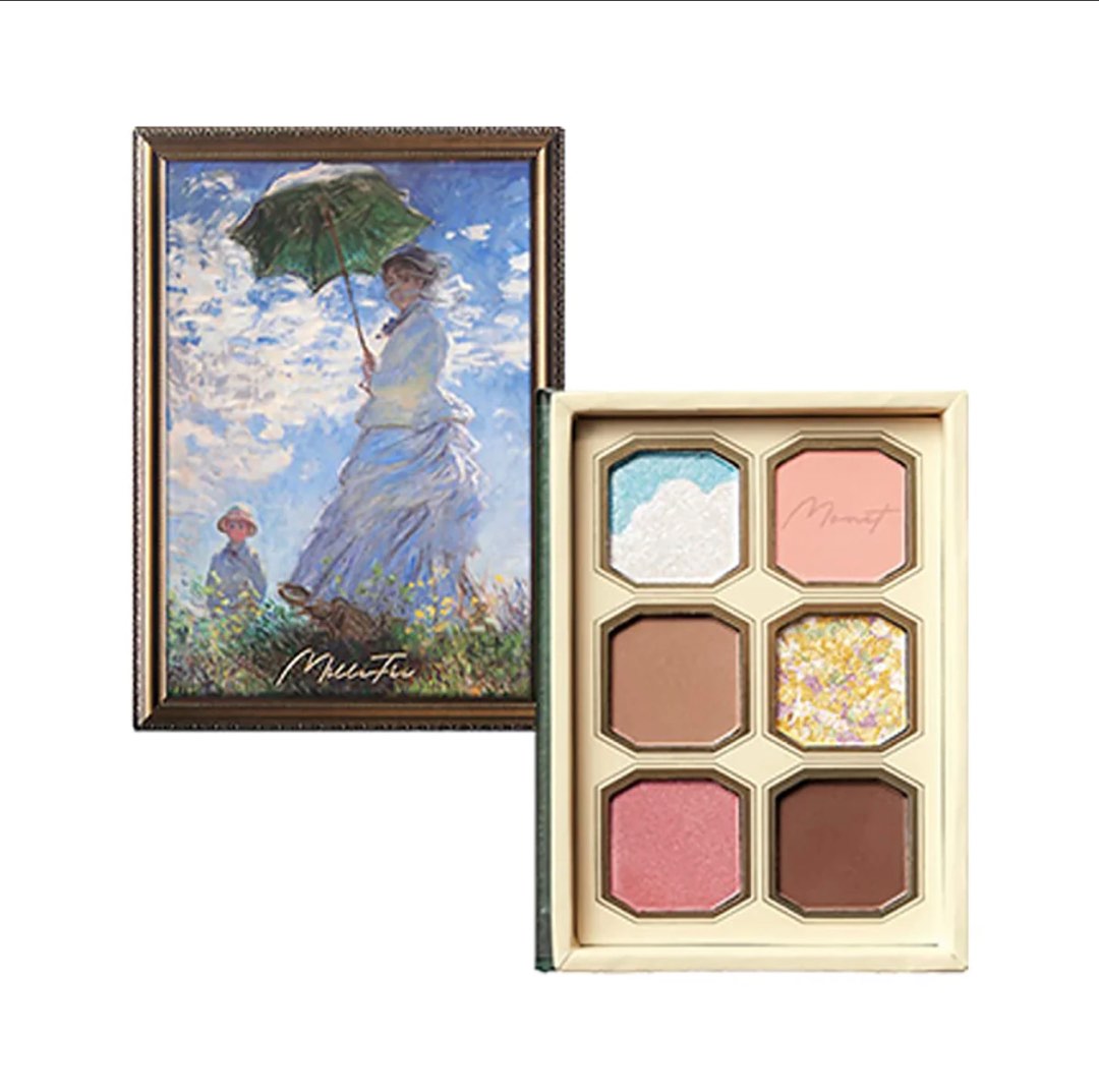 MilleFee Monet Japanese Eyeshadow Palette Woman with Parasol, Beauty ...