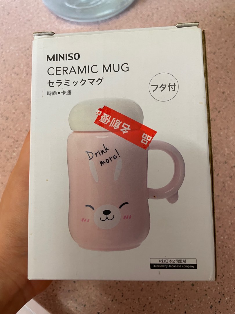 Miniso ceramic mug, 傢俬＆家居, 廚具和餐具, 食物整理及儲存 - Carousell