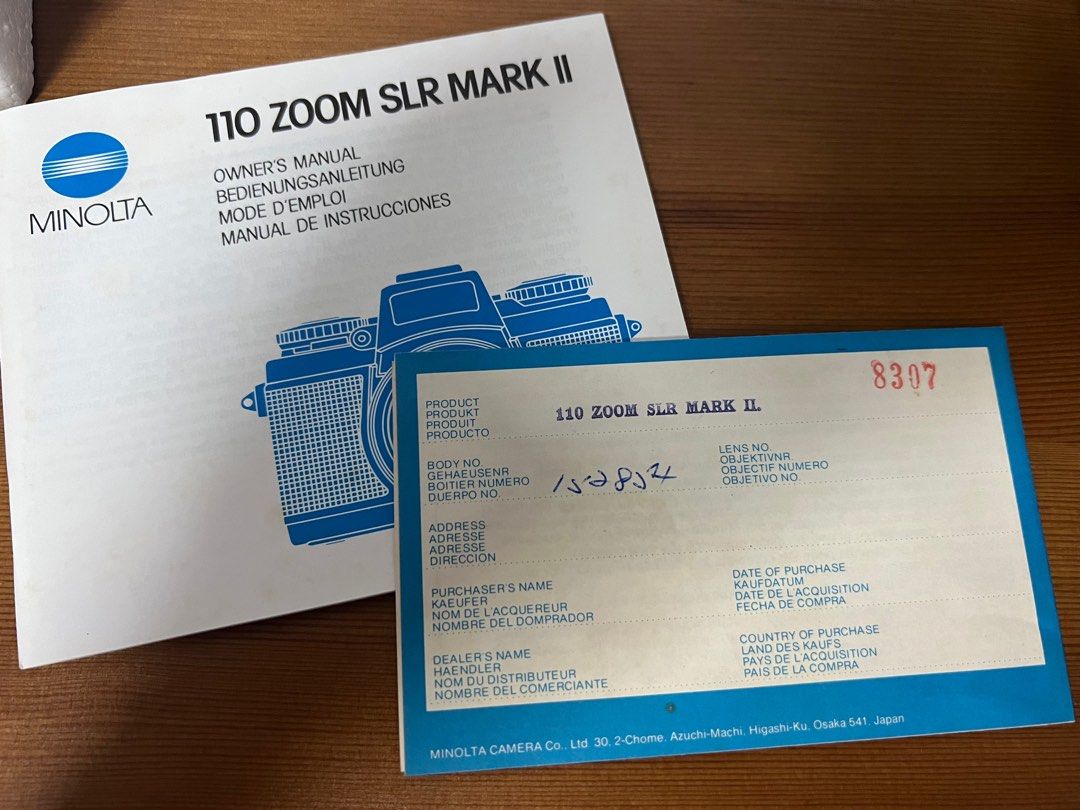 Minolta zoom 110 SLR Mark II, Photography, Cameras on Carousell