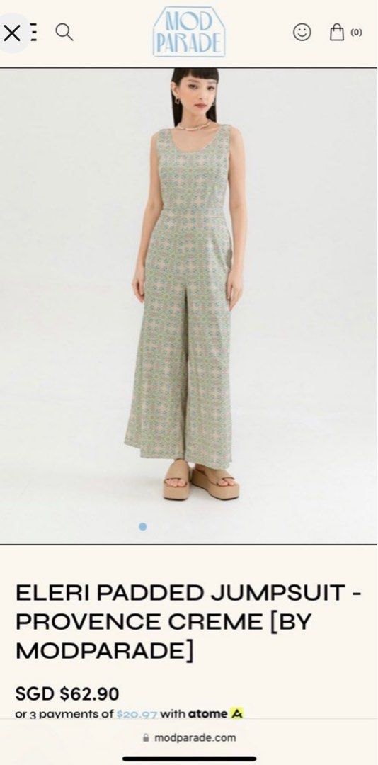 Modparade Eleri Padded Jumpsuit Romper, Women's Fashion, Dresses & Sets, Jumpsuits on Carousell