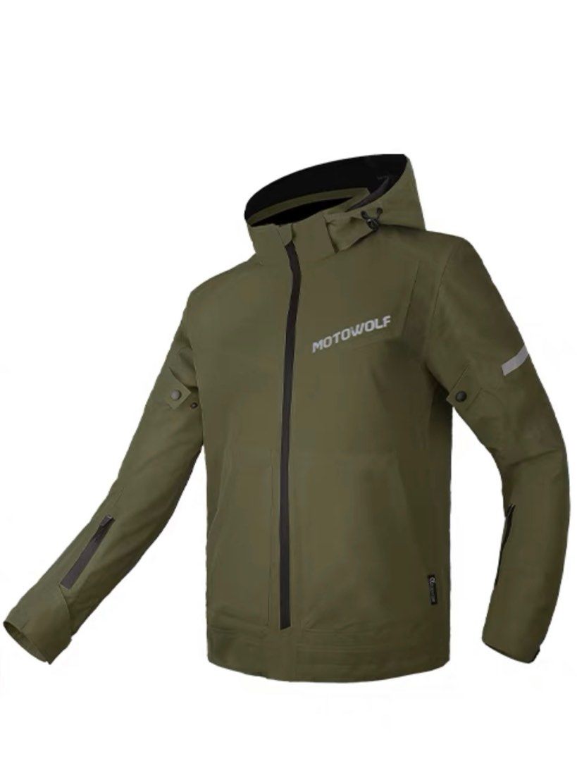 Motowolf Dark Green Motorcycle Riding Jacket. L size, Motorcycles ...