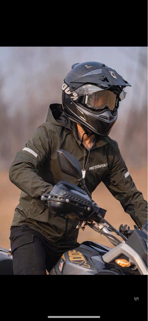 Motowolf Dark Green Motorcycle Riding Jacket. L size, Motorcycles ...