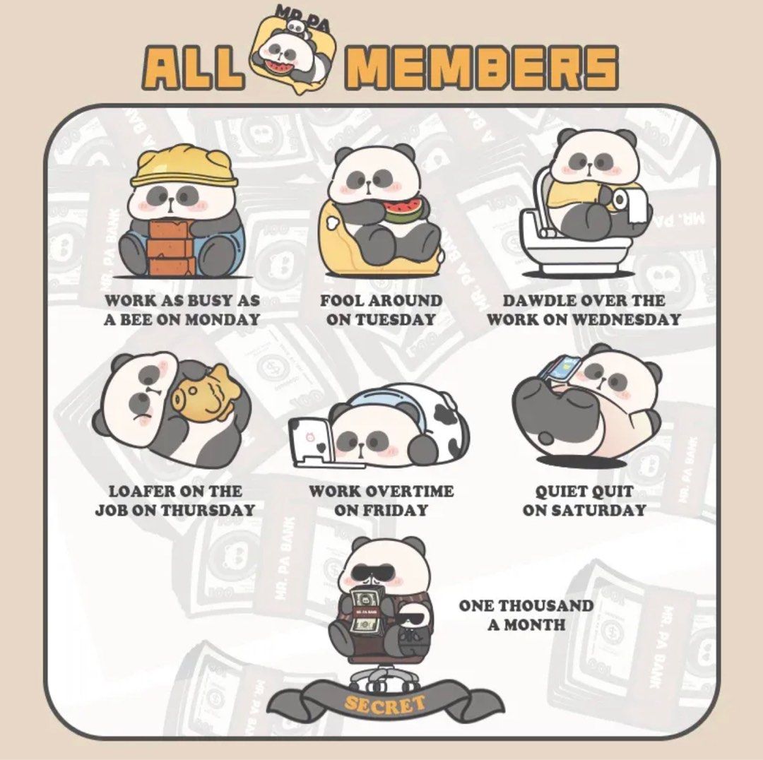 Secret Sunday - Mr PA blindbox, Hobbies & Toys, Toys & Games on Carousell