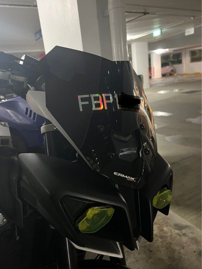 MT10 ERMAX sports windshield, Motorcycles, Motorcycle Accessories on ...