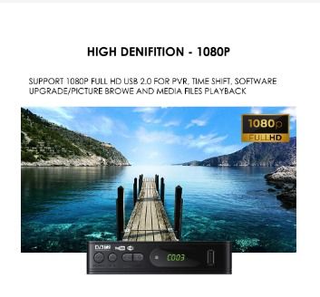 MYTV Myfreeview Decoder Full Set UHF TV Decoder Dekoder MY TV DVB T2 ...