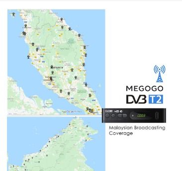 MYTV Myfreeview Decoder Full Set UHF TV Decoder Dekoder MY TV DVB T2 ...