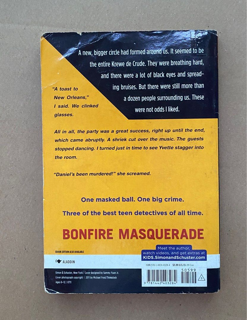 Nancy Drew and the Hardy Boys Bonfire Masquerade, Hobbies & Toys, Books ...