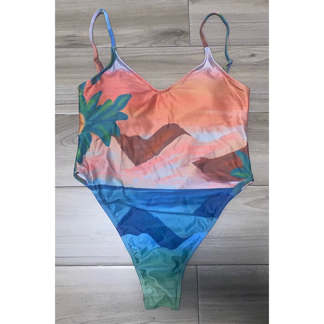 Neon Island Swimsuit, Women's Fashion, Swimwear, Bikinis & Swimsuits on ...