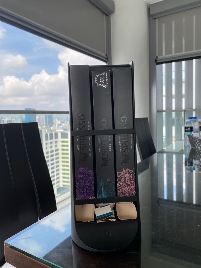 Nespresso Capsule Holder (can hold 6 tubes of 10 capsules), Furniture ...