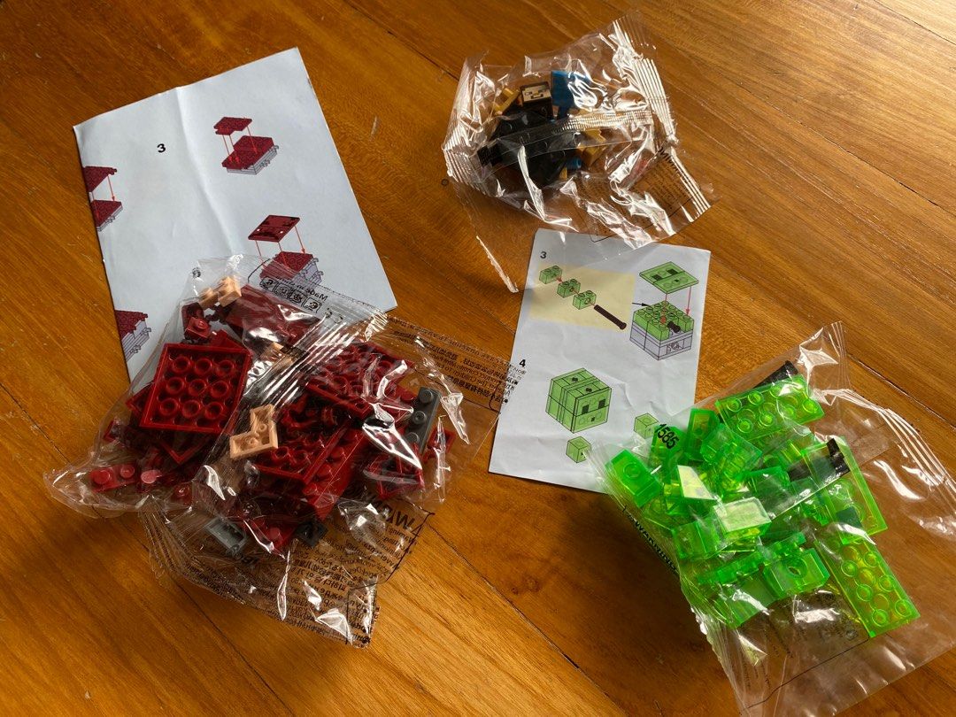 New Lego Minecraft Compatible Strider, Slime, Steve Amour, Hobbies ...