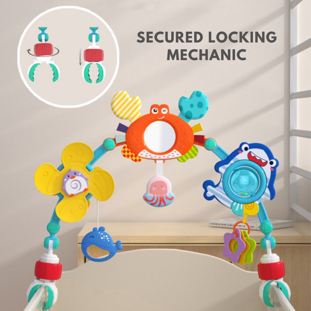 Newborn Baby Toy Crib Mobile, Hanging 0-1 Year Old Car Seat Safety ...